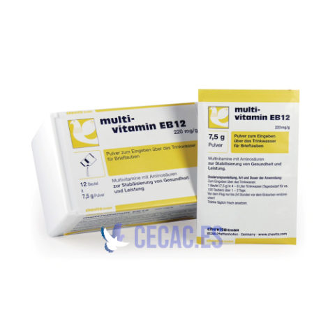 Multi-vitamin EB12 100 capsules - Centro de Cría de Palomas