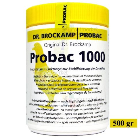 Probac 1000 Brockamp probióticos + electrolitos concentrados 500gr ...